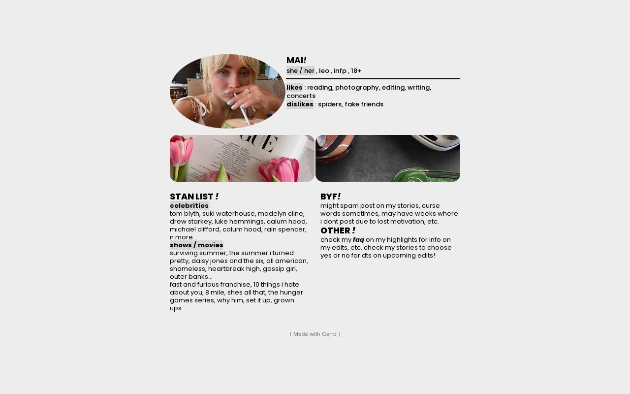 hemmovity insta carrd